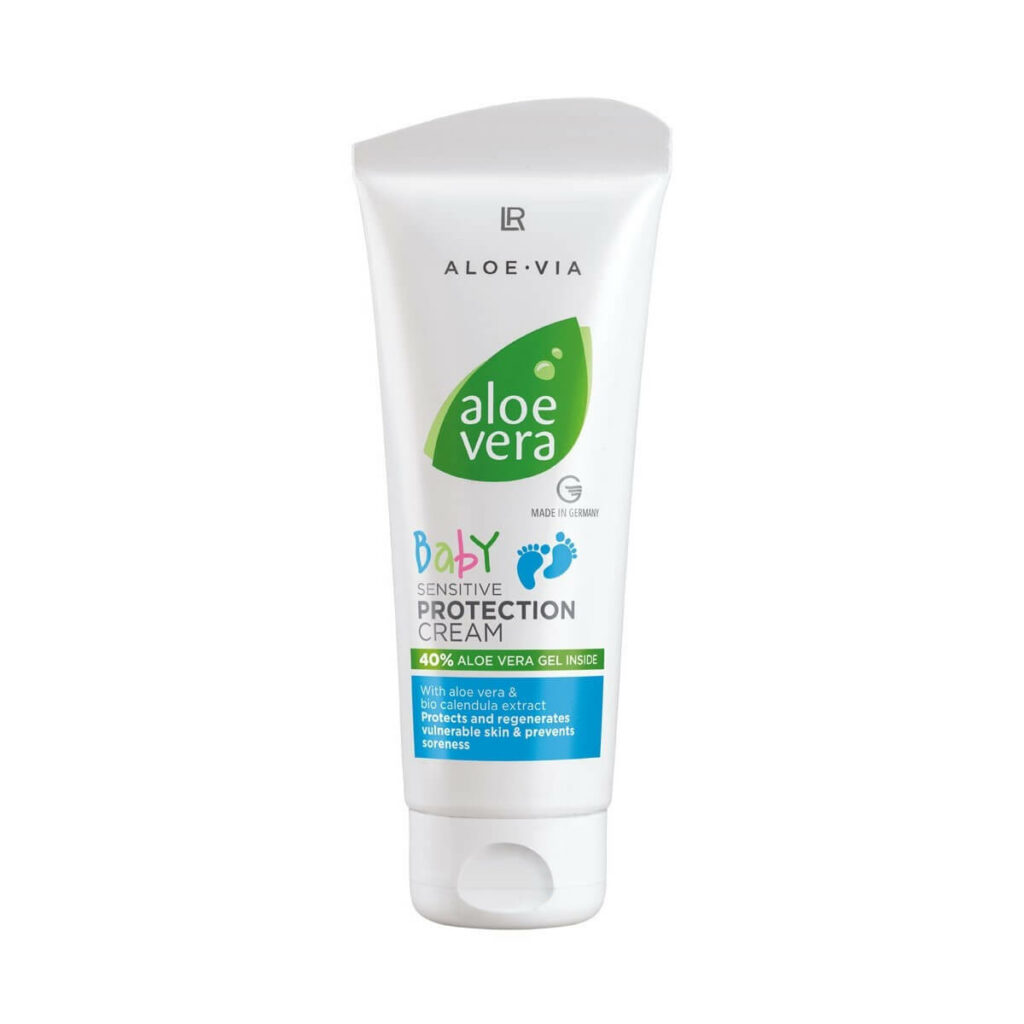 Aloe Vera Baby Sensitive Protection Cream with 40% Aloe Vera gel